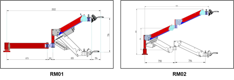 Rover Gelenkarm Manipulator für Lasten bis 50 kg